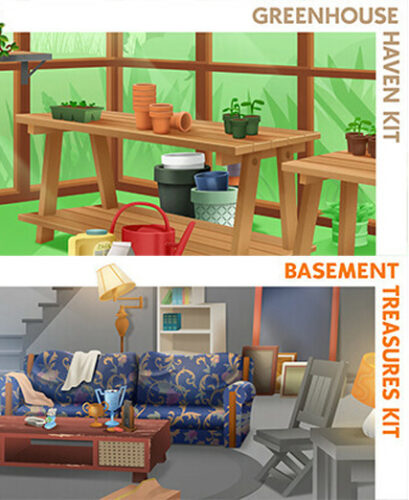 The Sims 4 Basement Treasures and Greenhouse Haven Kit Set - PC ...